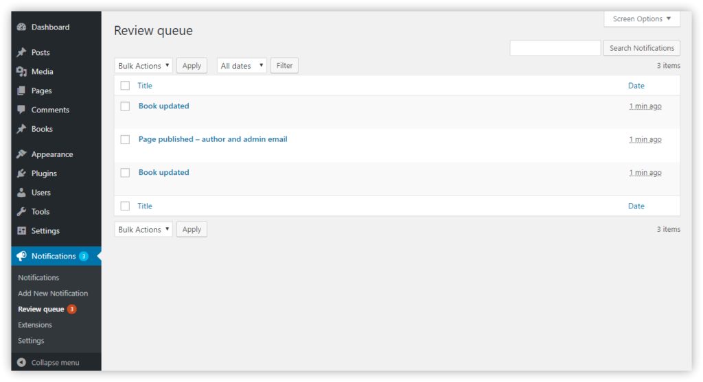 Notification : Review Queue - BracketSpace