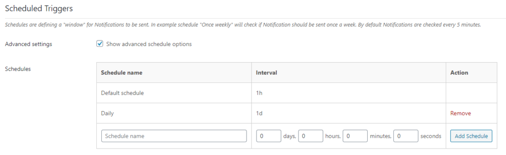Notification : Scheduled Triggers - BracketSpace